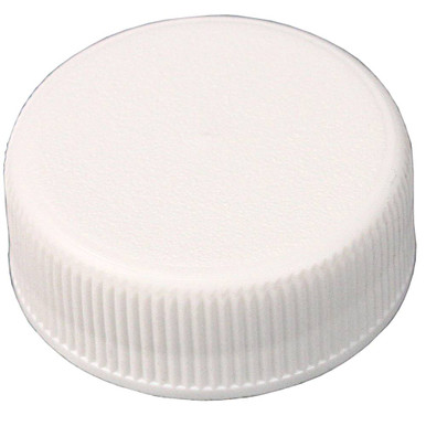 Cap for 24 oz. Bottles 28 mm White, 5200 per Case - Scot-Med LLC.