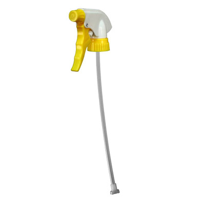 Standard Chemical Resistant Trigger Sprayer 9-? in. Tube Yellow/White ...