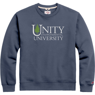 Unity Essential Fleece Crew Sweatshirt, Denim Blue - Unity Store