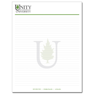 Large Unity University Notepad - Unity Store