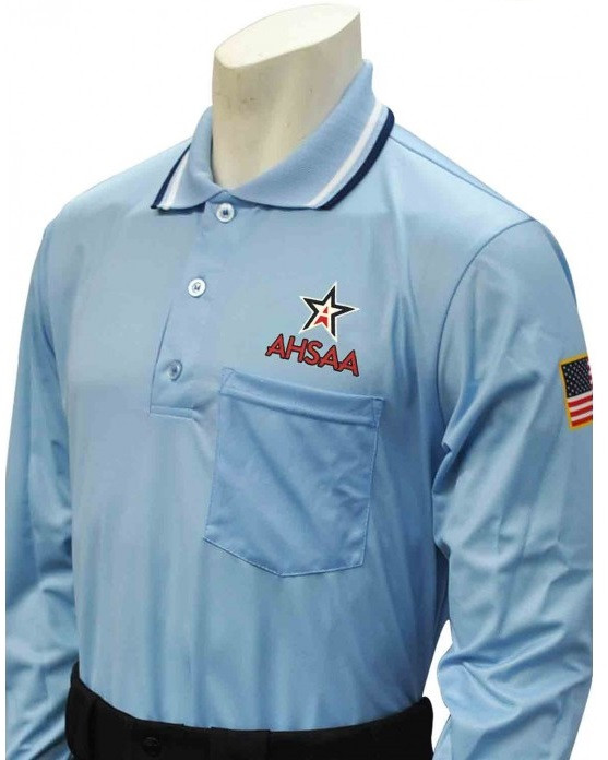 Alabama AHSAA Dye Sublimated Powder Blue Umpire Shirt