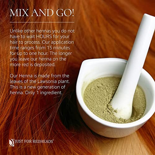Red Henna Hair Dye | Natural Henna Hair Coloring for Redheads