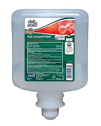 Deb Stoko InstantFOAM Complete Hand Sanitizer with Alcohol 1 Liter ...