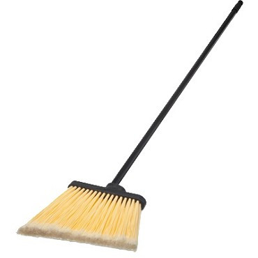 Flagged Angle Broom, 12" Flare - Unisan Direct