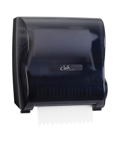 CLEA Pull N Go Hand Towel Dispenser 8" Black - Unisan Direct