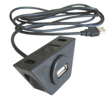 USB Under Dash Mount Kit with 6 Ft. Cable Extension - Mobilistics™