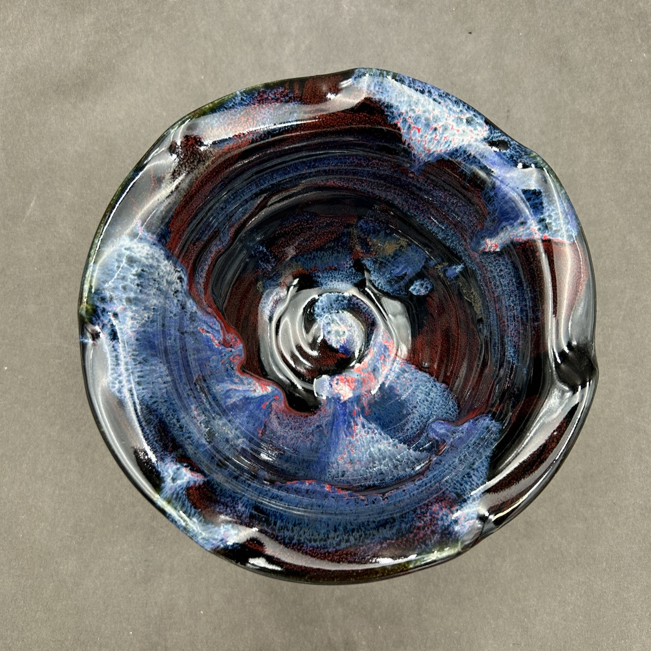 Cosmic Bowl, stackable style, 16oz, SK0193 - Cherrico Pottery, LLC