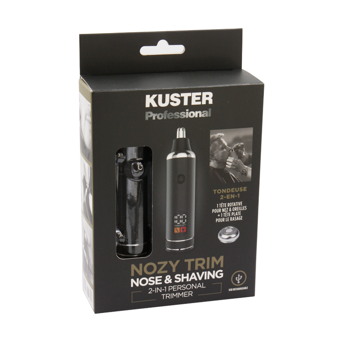 Tondeuse Kuster 2 en 1 nez et oreilles-hairStore.fr