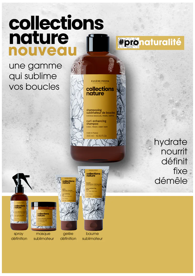 Eugène Perma - Collection Nature pour répondre aux besoins des cheveux bouclés, frisés et crépus ...