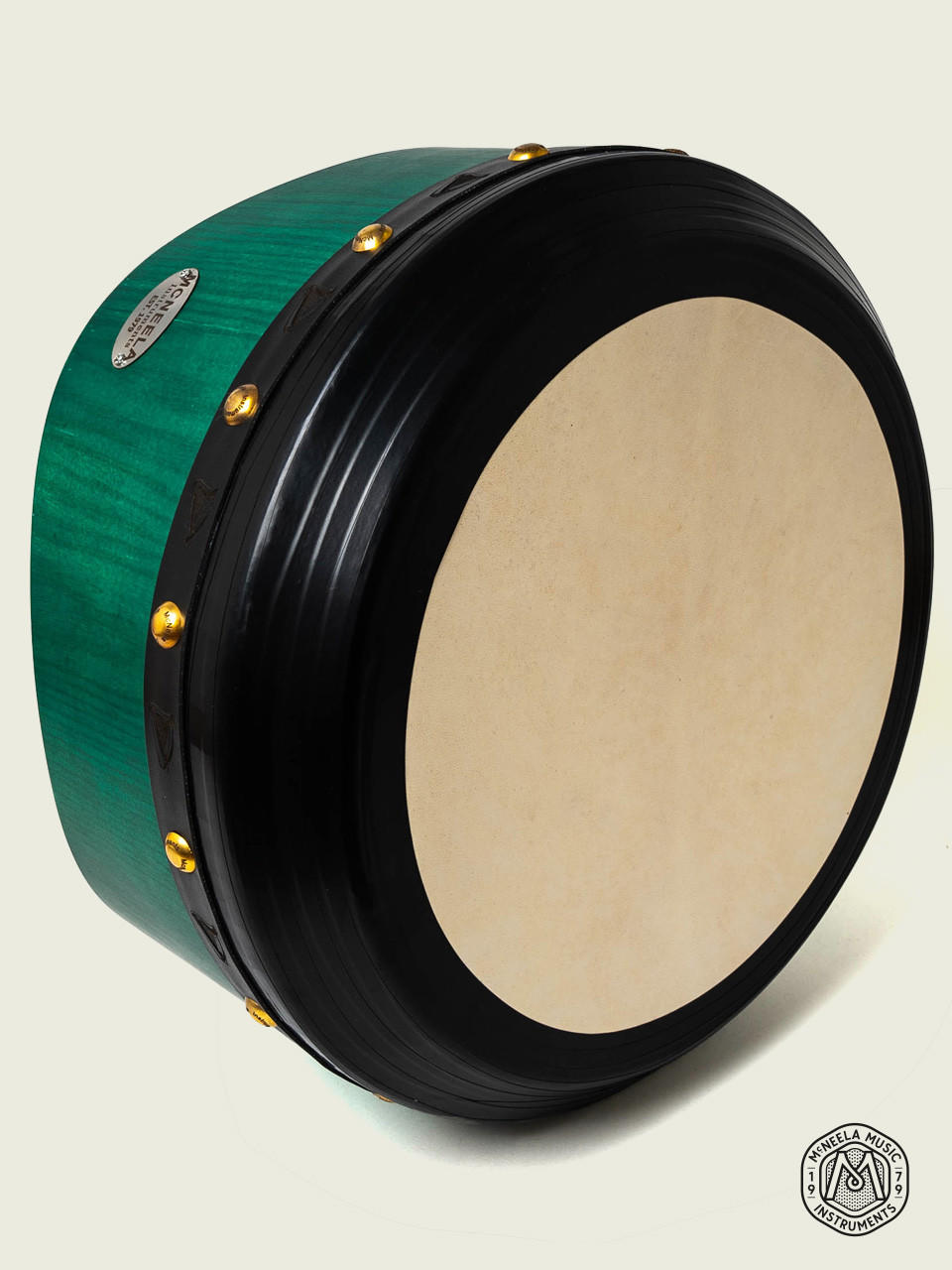 The Wave Bodhrán (Emerald Green)