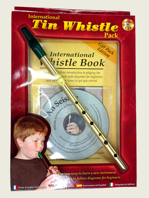 Tin Whistle + Book + CD
