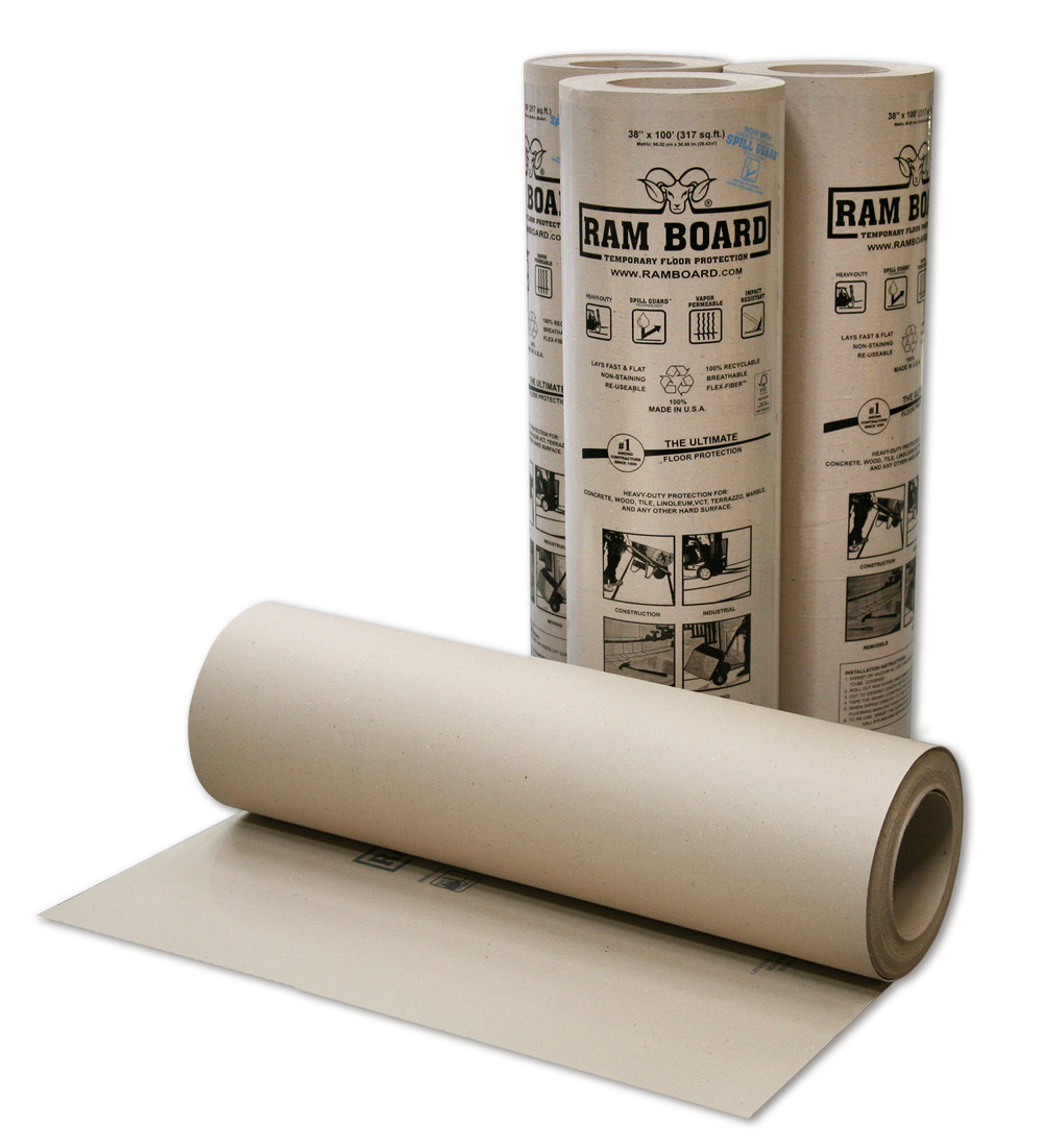 Ram Board Temporary Floor Protection (36" x 50') - Atova International ...