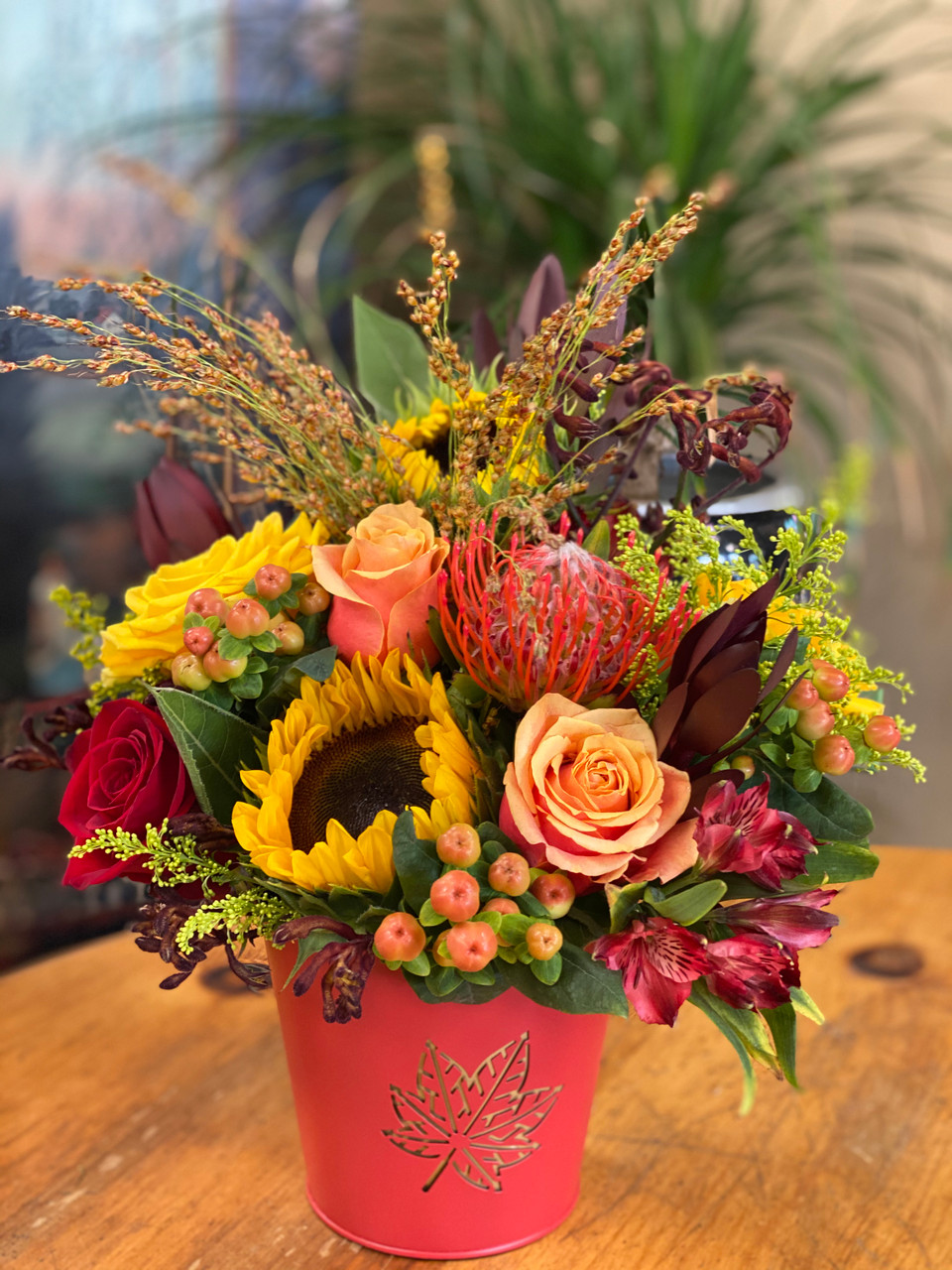 Maple Leaf Floral Design