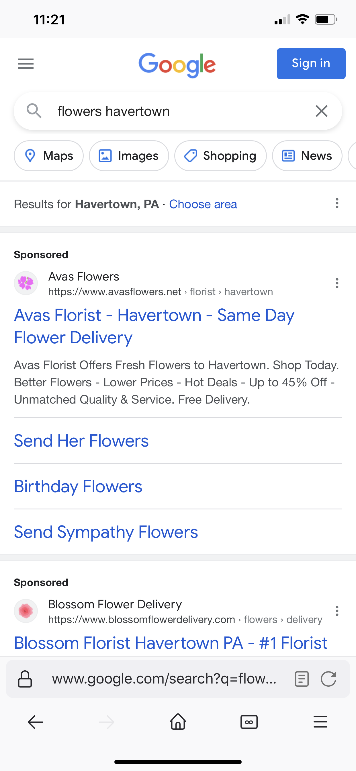 How to search for a "Real Local Florist" and avoid "Order Gatherers ...