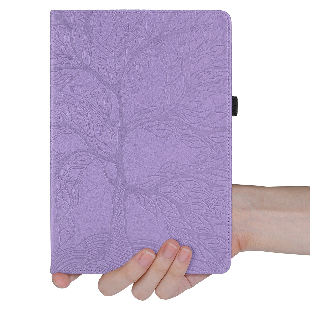 iPad Pro 13 2024 Tree Life Embossed Rotation Leather Smart Tablet Case ...
