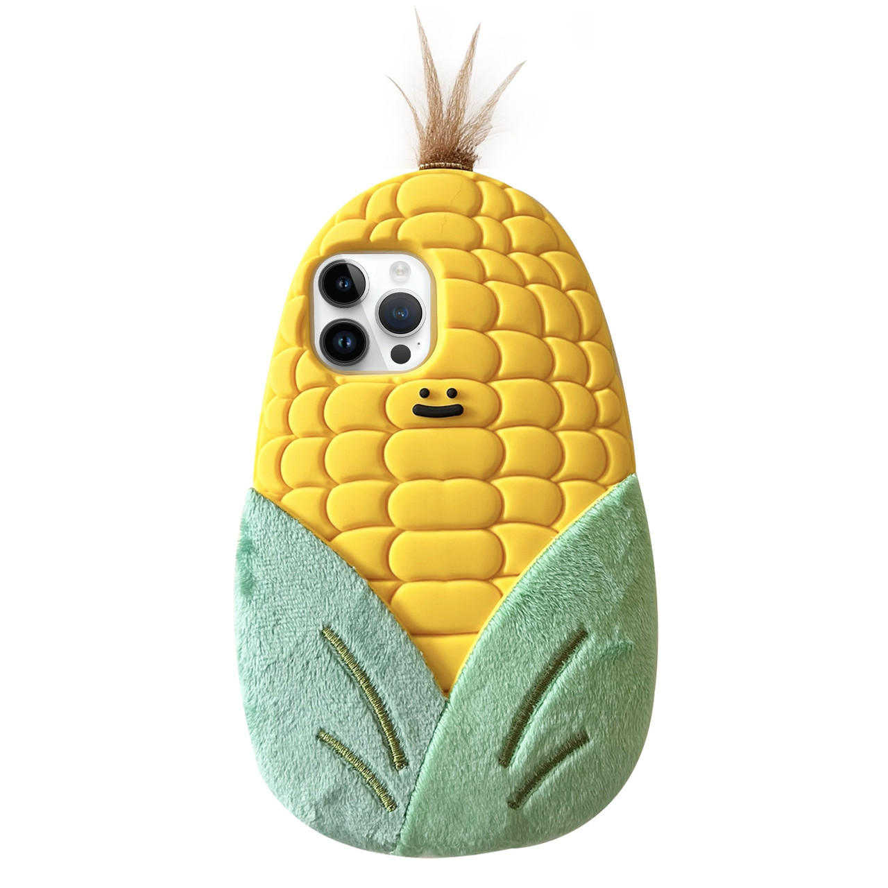 iPhone 13 Pro Max Cartoon 3D Corn Silicone Phone Case