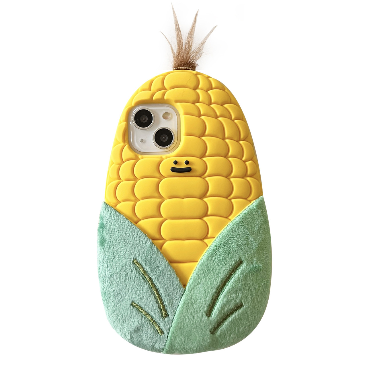 iPhone 13 Cartoon 3D Corn Silicone Phone Case