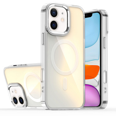 iPhone 11 Bright Shadow Magsafe Discoloration Phone Case - Grey