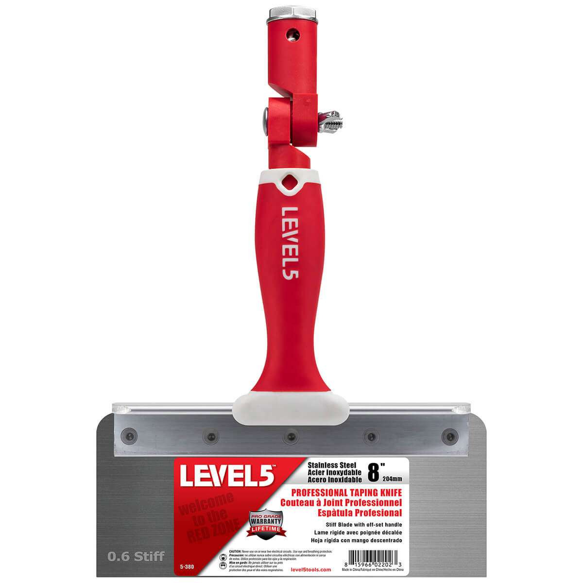Stiff Blade Offset Taping Knife w/ 3.5” Deep Blade | LEVEL5
