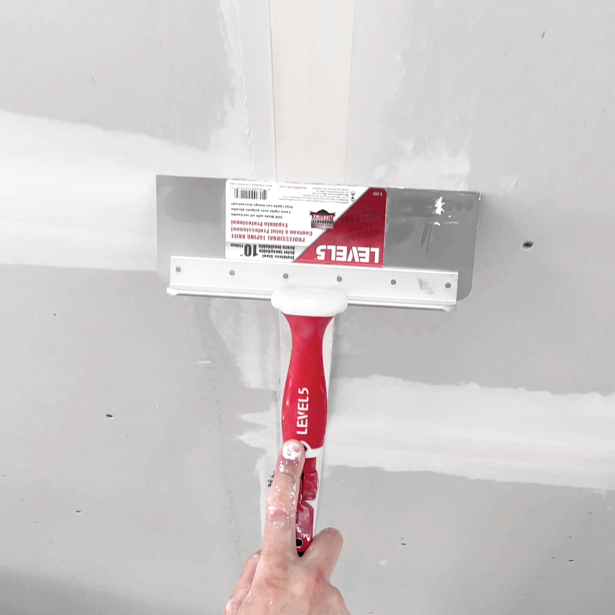 Square Edge Offset Drywall Compound Taping Knife | LEVEL5