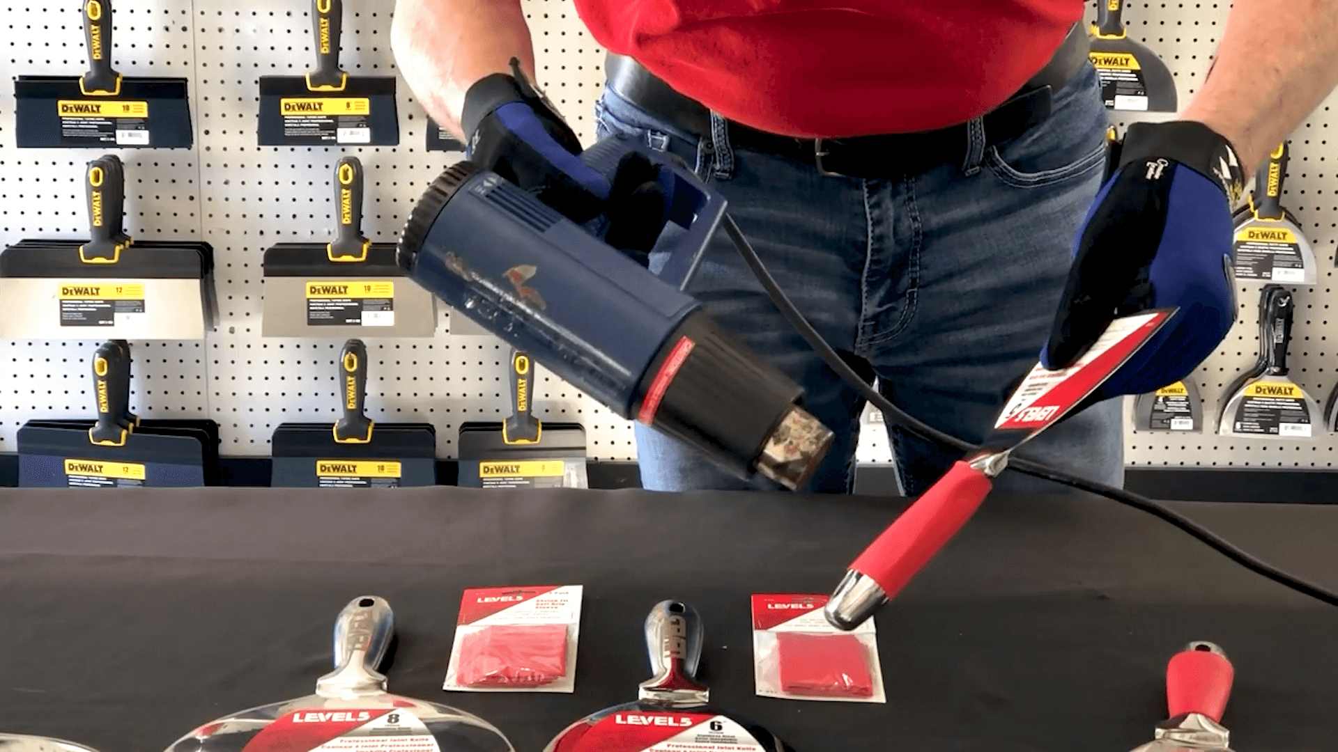 Shrink Wrap Handles For Welded Joint Knives - LEVEL5 Tools LLC.