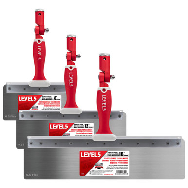 3-Pack 8/12/16" Offset Taping Knife Set | LEVEL5