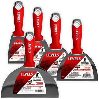 Stainless Steel Joint Knife Set with Soft Grip | LEVEL5