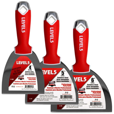 Stainless Steel Joint Knife 3-Pack w/ Soft Grip Handle | LEVEL5