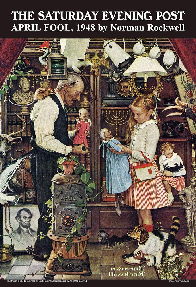 Yanoman Jigsaw Puzzle Norman Rockwell April Fool| PlazaJapan
