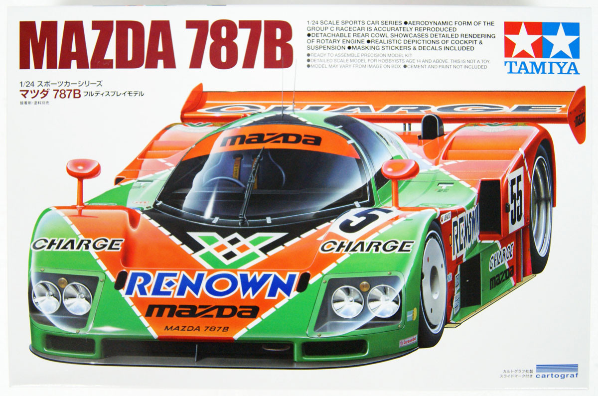 Tamiya 24352 Mazda 787B 1/24 scale kit | PlazaJapan
