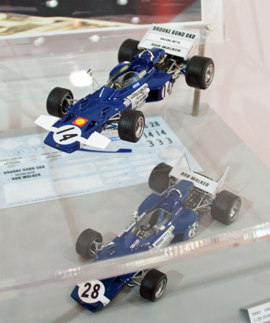 Ebbro 20002 Rob Walker Team Lotus type 72C (1970) 1/20 Scale plastic ...