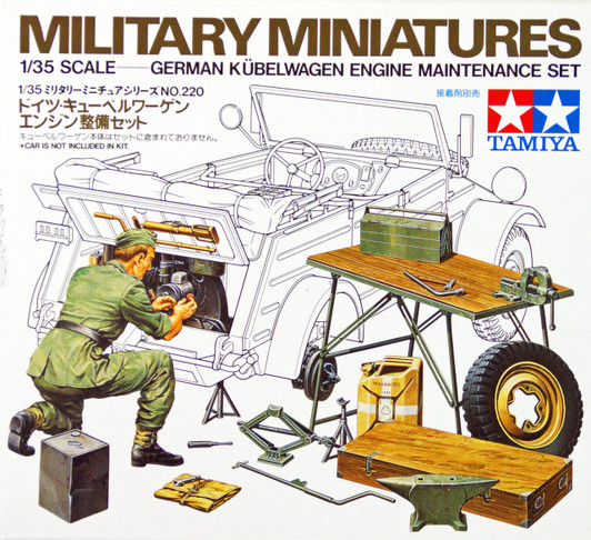 Tamiya 37023 German Field Maintenance Team & Equipment Set 1/35 scale ...