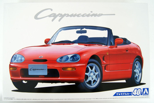 Initial D 1/24 Sakamoto Suzuki Cappuccino Plastic Model