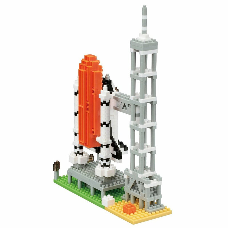 Kawada NBH-131 nanoblock Space Shuttle Launch Pad - Plaza Japan