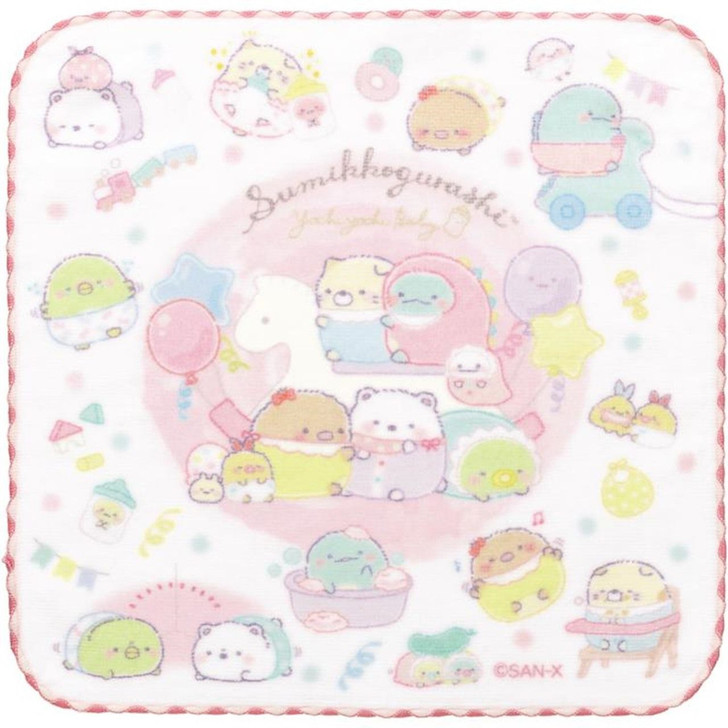 Sumikko Gurashi Mini Towel Pink Sumikko Baby