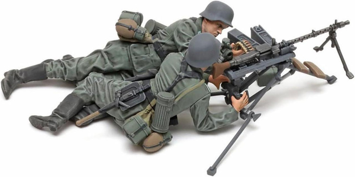 1/35 German Machine Gun Team (Mid-WWII) Plastic Model