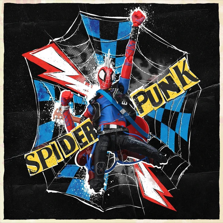 Spider-Man: Across the Spider-Verse SV-Action Spider-Punk Figure