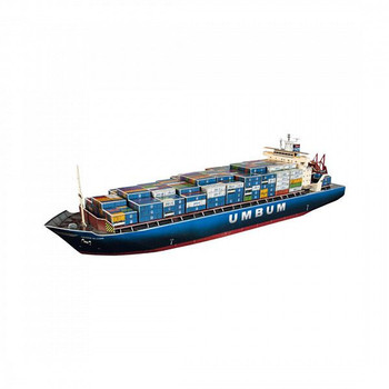Paper Craft Kit Container Ship Non-scale