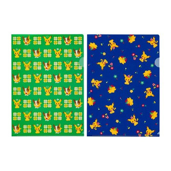 Pokemon Center Original A4 Clear Folder Set (2 pcs) Pokemon Time