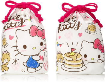 Drawstring Bag Set (2 pcs) Hello Kitty Sweets