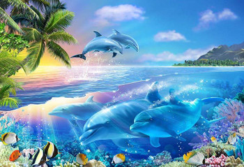 Jigsaw Puzzle Precious Dolphins (1000 S-Pieces)