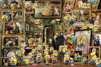 Jigsaw Puzzle Minions Museum of Minions Art (1000 Pieces)