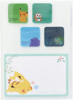 Pokemon Sticky Note Set Botanical