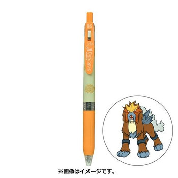 Pokemon Center Original Ballpoint Pen SARASA Pokemon Shirts - Entei