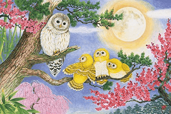 APPLEOne Jigsaw Puzzle 1000-765 Japanese Art Owl (1000 Pieces) - Plaza ...