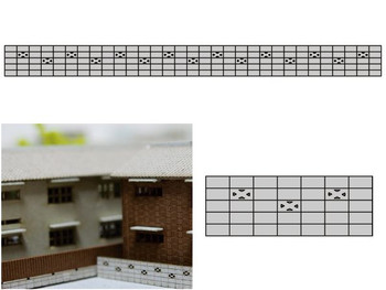 0012 Block Wall B (5 Sheets) (Z scale)