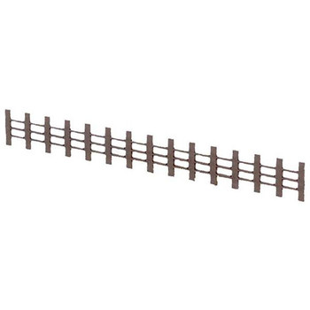 0015 Wooden Railroad Fence (5 Sheets) (Z scale)