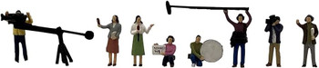 (Ningen 140) Model People 'TV Crew' (N scale)
