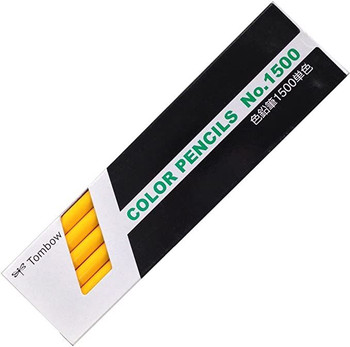 Colored Pencil 1500 Set Of 12 Bright Yellow