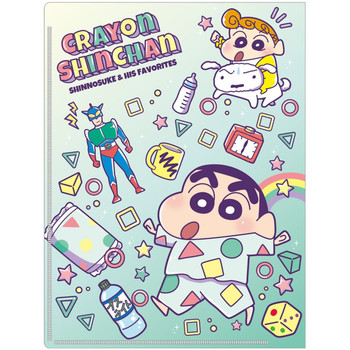 Crayon Shin-chan A4 Clear File 6 Piece Hard Cover